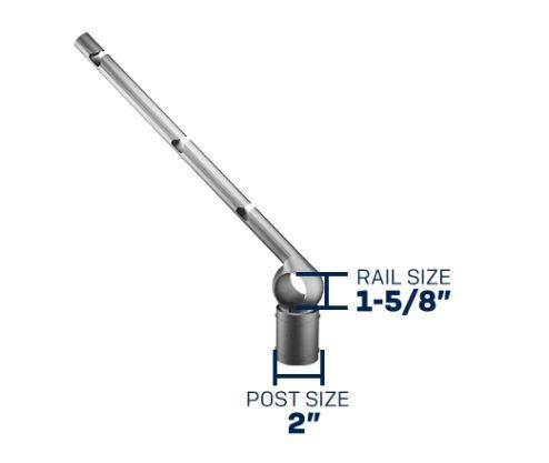 1-5/8” x 2” Barb Wire Arm