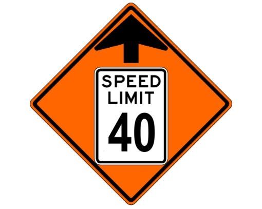 Speed Up Sign
