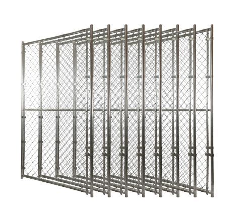 Modular Chain-Link Fence Panels