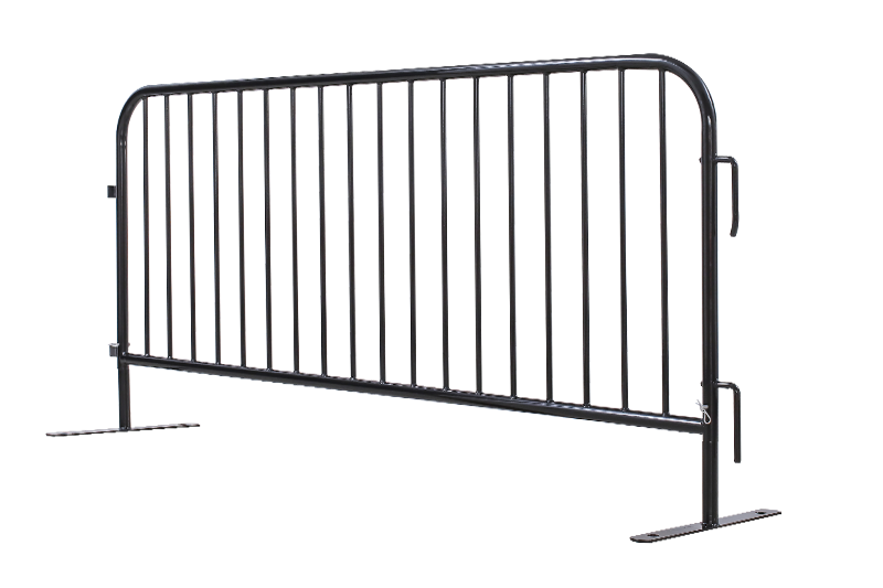 8 ft LineGuard S-600 | VIP Black | Metal Barricade | SONCO