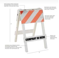 Plastic Type I Barricade Bundle (100 Units)