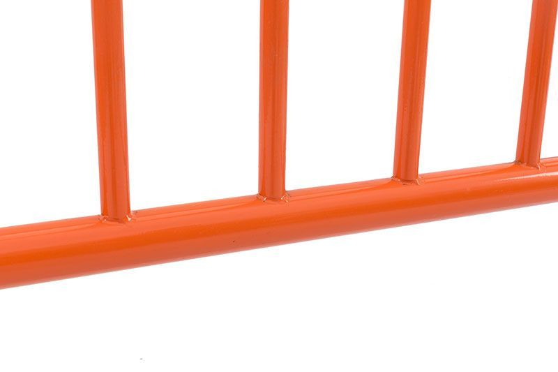 7.5 ft DuraGuard S-210 | Safety Orange | Metal Barricade | SONCO