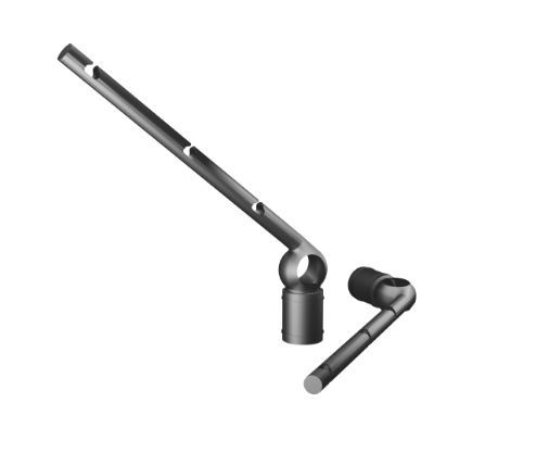 1-5/8” x 2” Barb Wire Arm