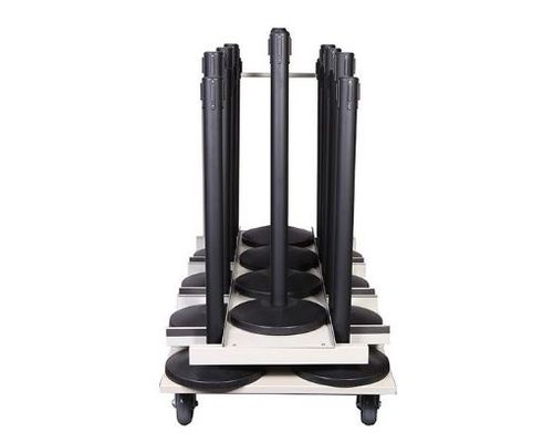 18 Post Vertical Storage Cart - Stanchion | SONCO