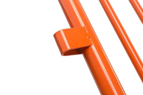 7.5 ft DuraGuard S-210 | Safety Orange | Metal Barricade | SONCO