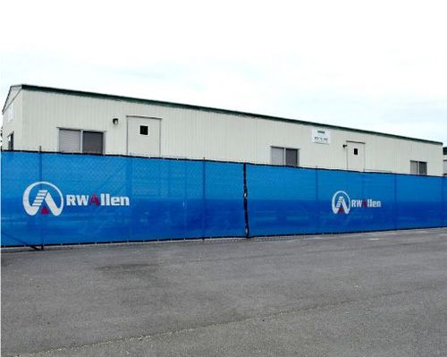 Block 90 Privacy Screen with Logo - Fence Screen | Sonco