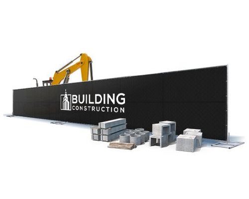 Block 90 Privacy Screen with Logo - Fence Screen | Sonco