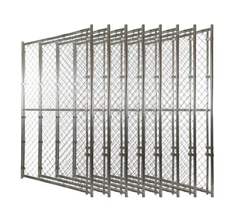 Modular Chain-Link Fence Panels