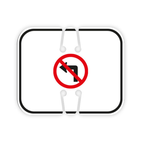 Orange Safety Cone Signs - Double Clip | JBC Safety Plastic